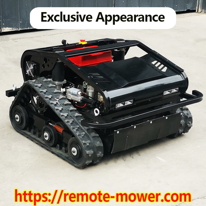 Remote Controlled Lawn Mower Robot Grass Cutter For Slopes