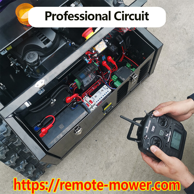 Remote Control Lawnmower RC Robotic Grass Cutter For Slopes