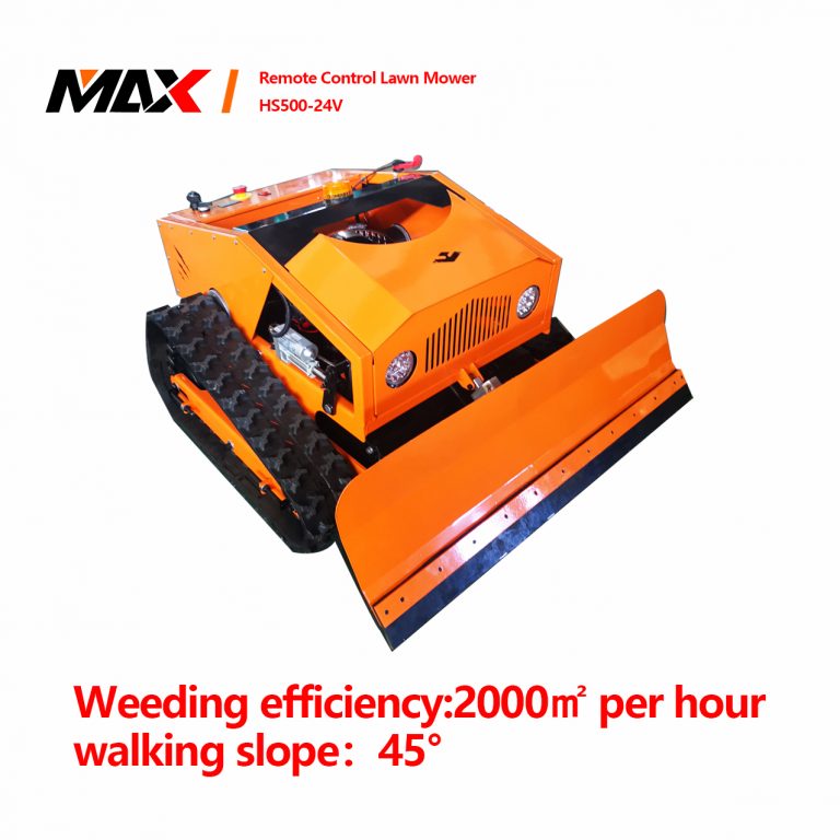 Remote Controlled Lawn Mower Robot Grass Cutter For Slopes