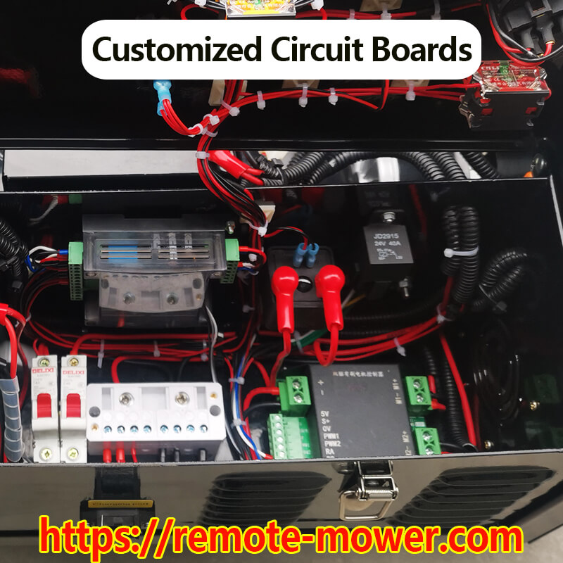 Remote Control Lawnmower RC Robotic Grass Cutter For Slopes